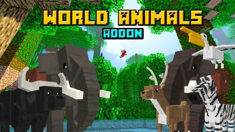 World Animals 🐵 1.20, 1.19 - животные из реальной жизни для Minecraft ...