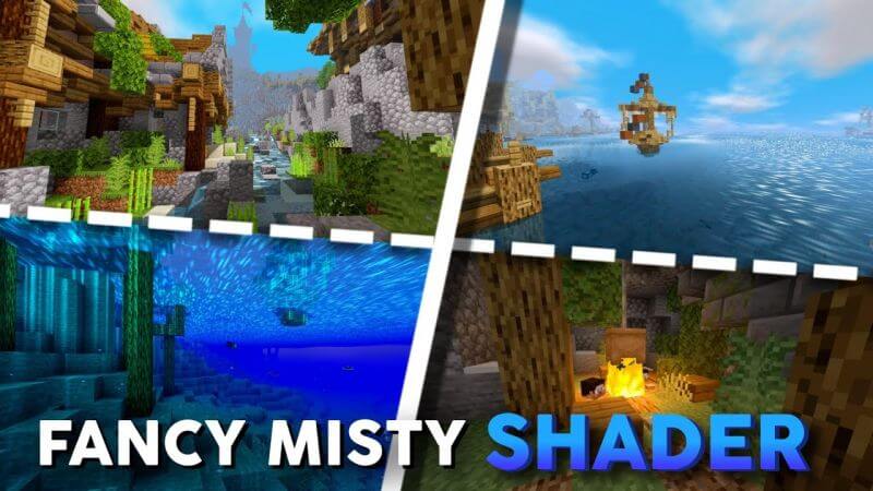 Шейдеры Fancy Misty 1.20, 1.19 для Minecraft PE скачать